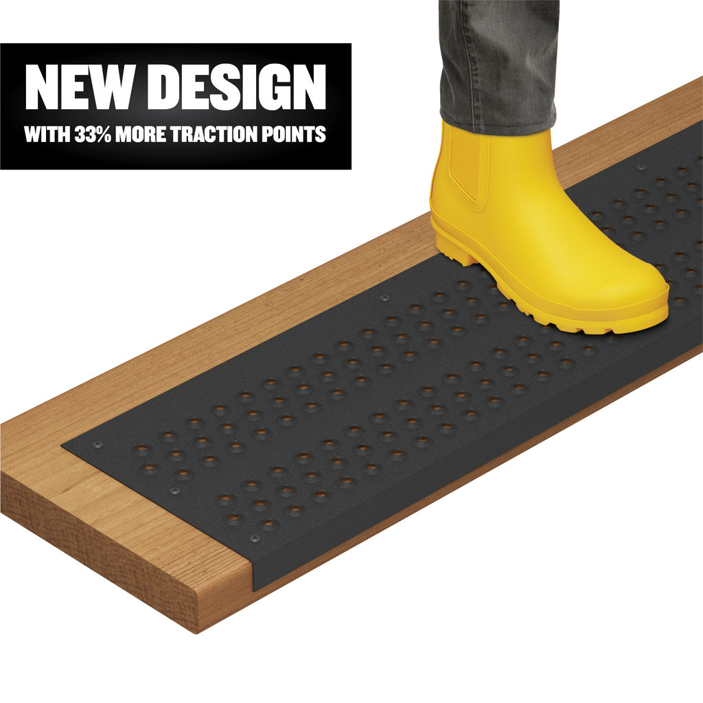 STEADY-STEP Anti-Slip Aluminum Stair Tread Cover for Outdoor Stairs